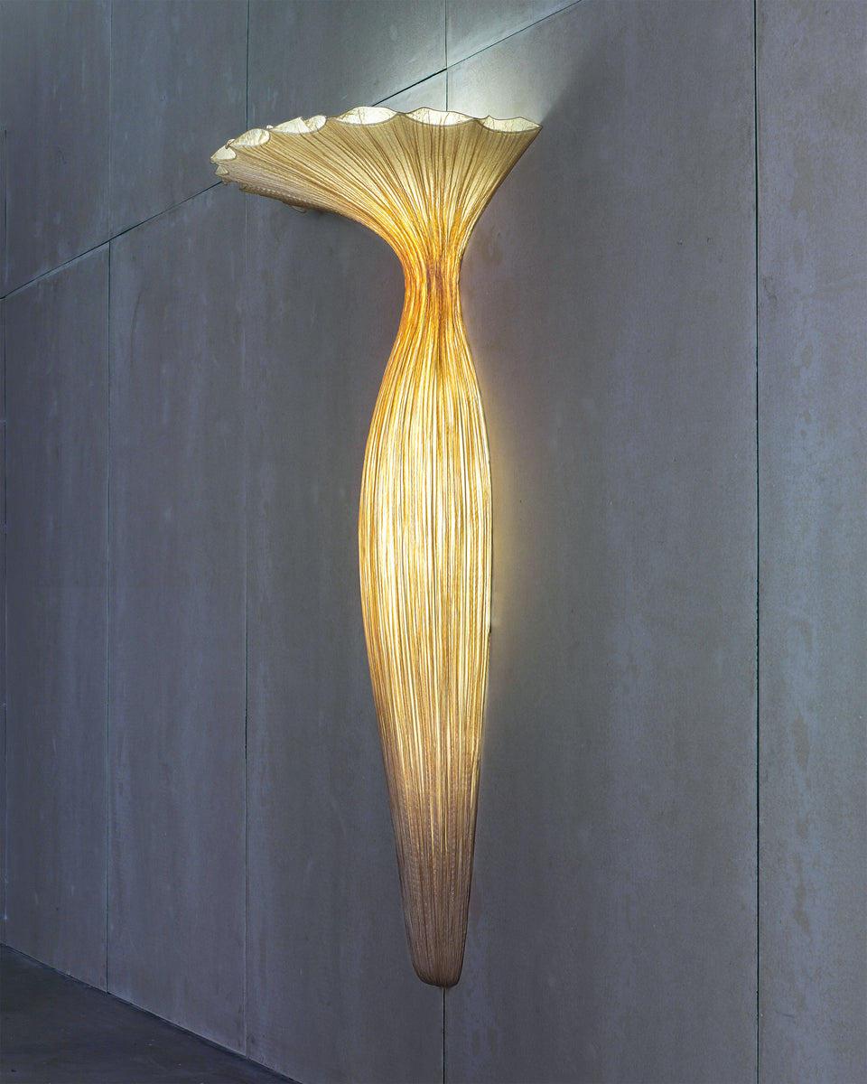Evening Glory Wall Light by Aqua Creations | Light Becomes Art | Aqua ...